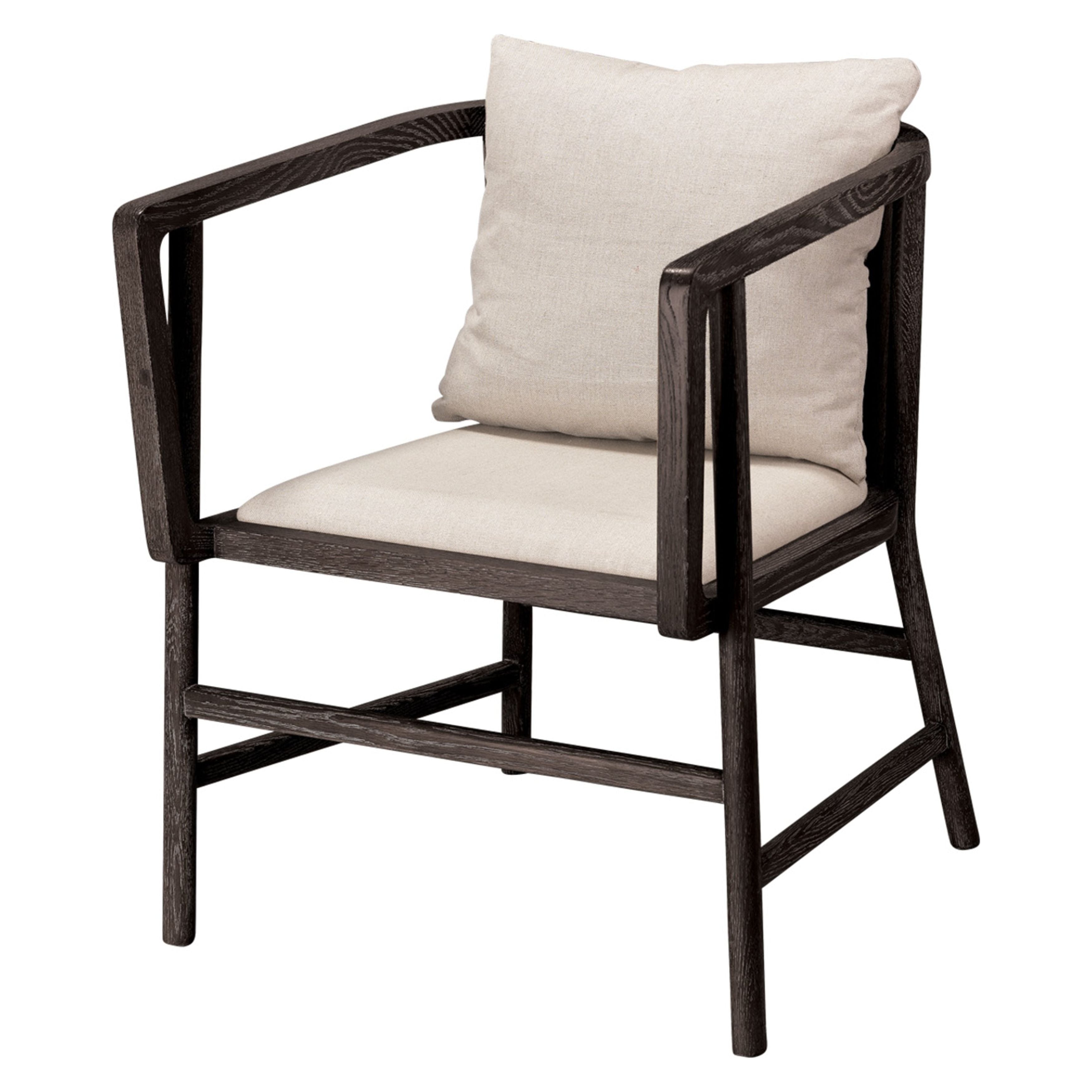 Grayson Wood Arm Chair by Jamie Young – Ivory & Olive